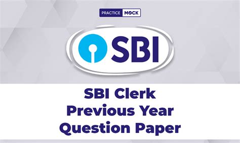 Sbi Clerk Previous Year Question Papers Pdf Free Download With Solutions