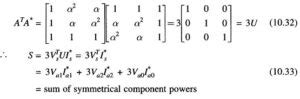 Symmetrical Component Transformation Power Invariance