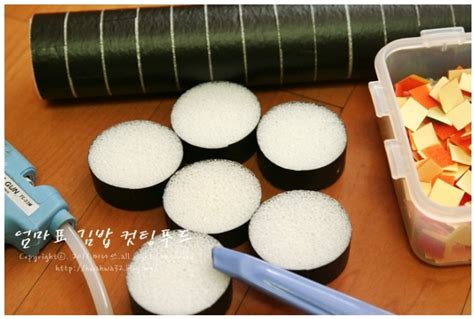엄마표 교구 김밥만들기 어묵만들기 백업 스티로폼막대 네이버 블로그