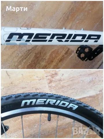 Немски Велосипед Мерида*21скорости*Палцови Команди Shimano*Алуминиев ...