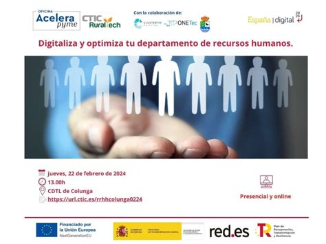 Actividad Oficina Acelera Pyme Rural De Ctic Ruraltech “digitaliza Y Optimiza Tu Departamento De