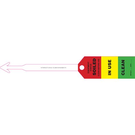 Infection Control 3 Stage Self Locking Tags Ict01 Tuffa™ Products