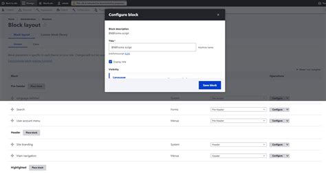 How To Add BNBForms Widget In Drupal BNBForms
