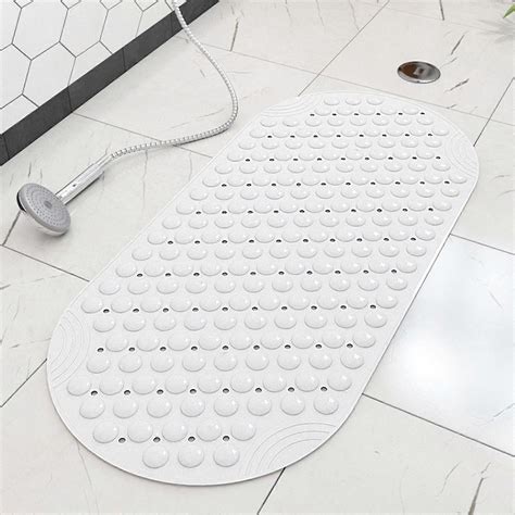 Anti Slip Pvc Bathtub Mat With Massage Texture Strong Suction Cups Odor