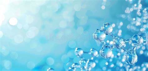 Illustration Of An Abstract Molecular Structure Molecule Atom For