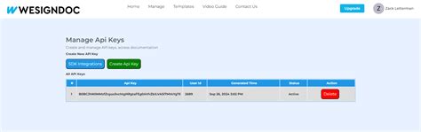 Electronic Signatures Api Integration Wesign Doc