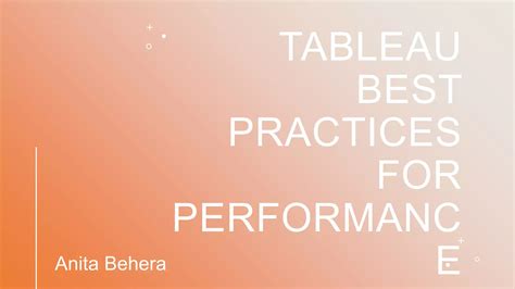 Tableau Best Practices Pptx