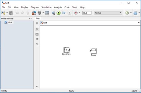 MATLAB Simulink Simulink Library Browser Creating A New Simulink Model
