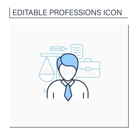 Lawyer Line Icons Collection Algorithm Blueprint Visual Flowchart Diagram Systematic