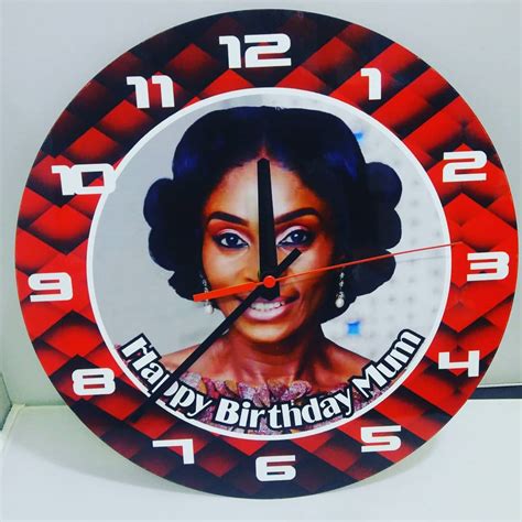 Personalised Aluminum 11″ Wall Clock T Ooma Studios