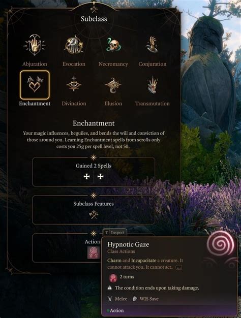 Wizard Subclass Features R Baldursgate3