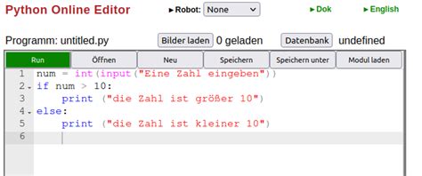 Arbeitsblatt Python Grundlagen Informatik Tutory De