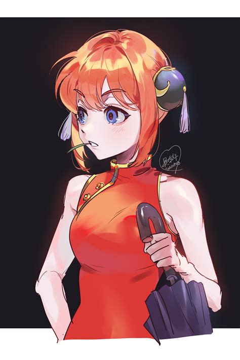 Kagura Gintama Drawn By Baekryang Danbooru