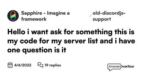 Hello I Want Ask For Something This Is My Code For My Server List And