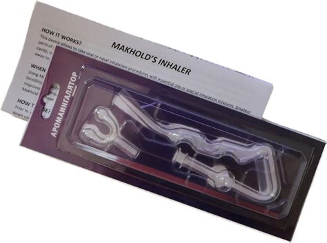 Amazon.com: UAGFS Mahold Type Glass Pipe Inhaler for Oral and Nasal ...