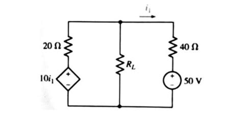 solved find rl such that maximum power transfered to load