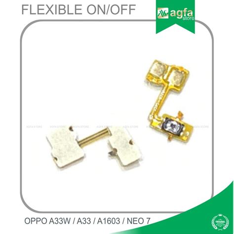 Flexibel Fleksibel Flexible Switch Tombol Power Onoff On Off Oppo A W A Neo Original