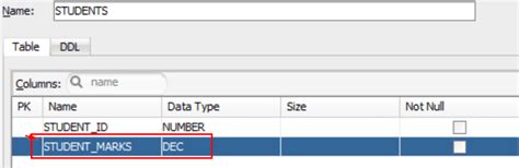 Dec Datatype In Oracle Database