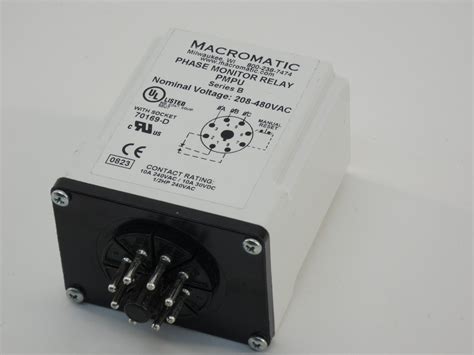 Macromatic 3 Phase Monitor Relay Pmpu At Madeline Hardwicke Blog