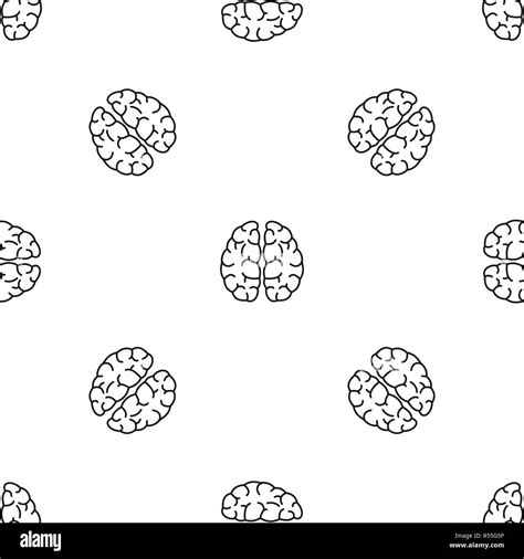 Brain Neurons Pattern Seamless Vector Repeat Geometric For Any Web