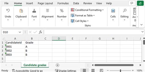 Grading With Excel Inspera Help Center