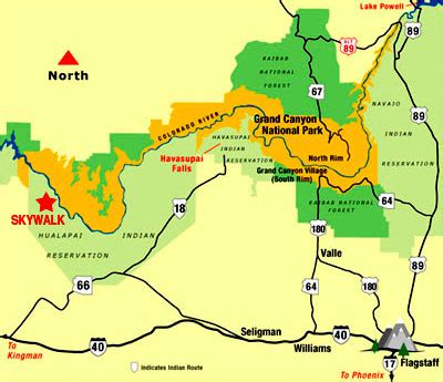Images And Places Pictures And Info Grand Canyon Skywalk Map