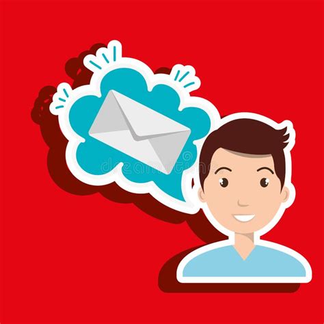 Man Thinking Creating Bubble Stock Illustration Illustration Of Abstract Chatting 83152114