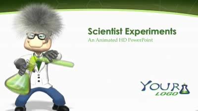 Scientist Science Experiments A PowerPoint Template From PresenterMedia Com