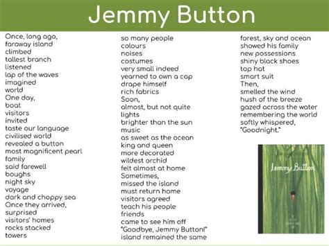 Jemmy Button Vocabulary Teaching Resources