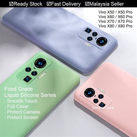 Vivo X Pro X Pro X Pro X Pro Liquid Silicone Smooth Touch Phone Case Casing Cover Shopee
