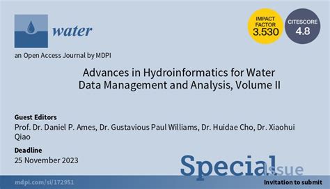 Water Mdpi On Linkedin Mdpiwater Specialissue Callforpapers Openforsubmissions Specialissue