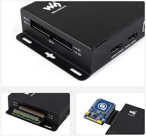 Raspberry Pi CM IO BOARD CASE A WIth Fan For Official Compute Module IO Board