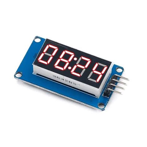 Jual Tm1637 Display Module For Arduino 7 Segment 036inch Clock Red