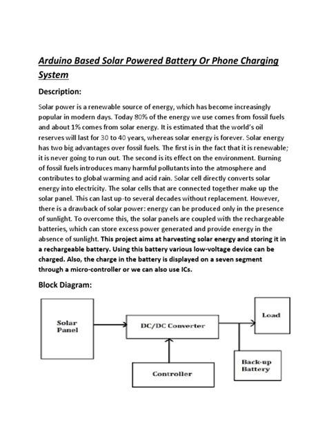 arduino based solar powered battery charging system for rural solar