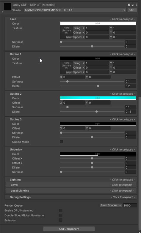 2d text not reacting to urp light sources unity engine unity