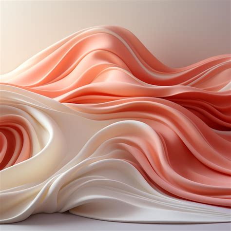 Premium Photo There Is A Large Wave Of Pink And White Liquid On A