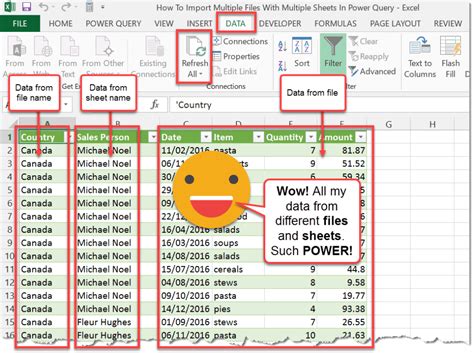 How To Import Multiple Files With Multiple Sheets In Power Query How To Excel