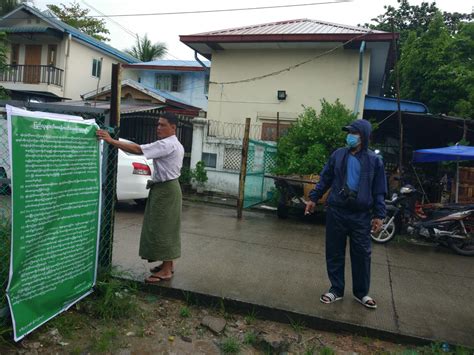 ဒဂုံမြို့သစ် မြောက်ပိုင်း မြို့နယ်တွင် ကိုဗစ် ၁၉ ရောဂါ ကာကွယ်ရေး အသိပညာပေးဗီနိုင်းများအား လူစည