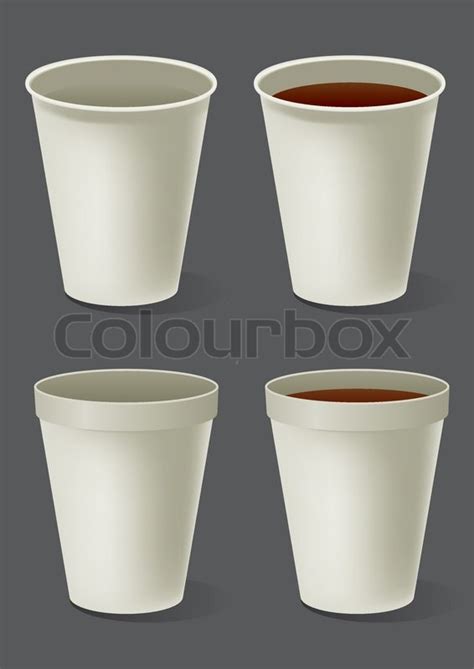 Styrofoam Cup Vector At Collection Of Styrofoam Cup Vector Free For Personal Use