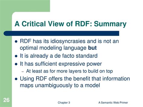 Ppt Chapter 3 Describing Web Resources In Rdf Powerpoint Presentation