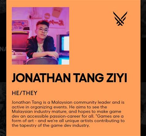 jonathan tang on linkedin malaysia gamedev gameawards tga tga2023