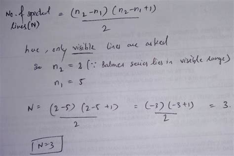 No Of Visible Lines When An Electron Returns From 5th Orbit Upto