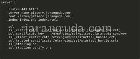 Mengaktifkan OCSP SSL Di Nginx Jaranguda