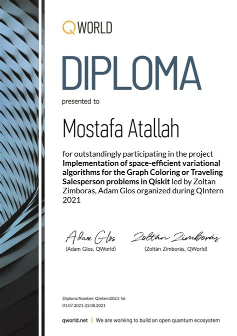 Mostafa Atallah On Linkedin Qintern Qiskit Quantumcomputing Qml