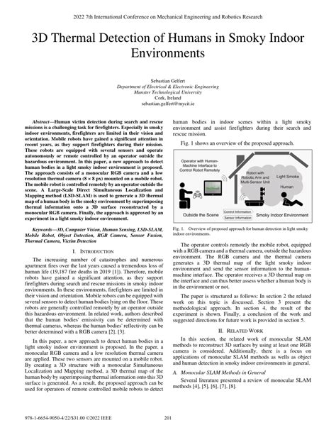 PDF D Thermal Detection Of Humans In Smoky Indoor Environments