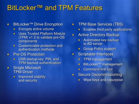 PPT SEC BitLocker Drive Encryption Deployment PowerPoint Presentation ID
