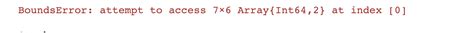 Julia 2d Array Assignment Stack Overflow