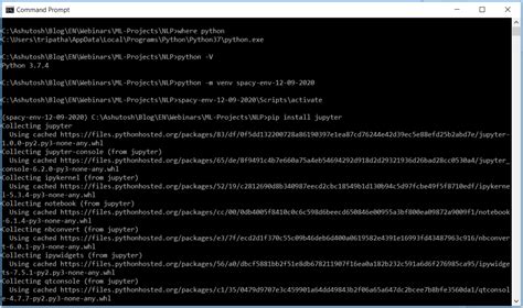 Spacy Installation And Basic Operations Nlp Text Processing Library