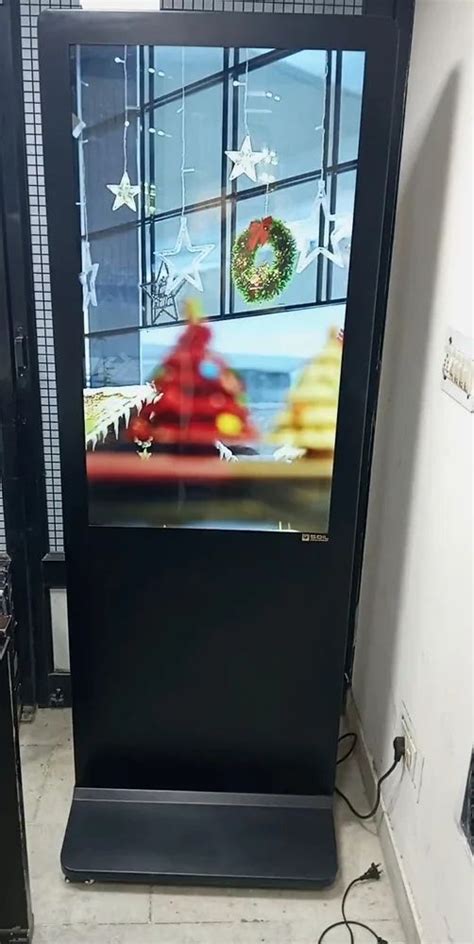 43 Inch Unity Column Digital Signage Display Floor Stand Advertising