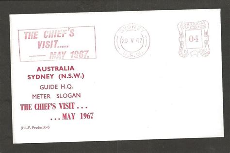 Australia Scout Girl Guides Meter Sydney The Chief S Visit Australia Oceania